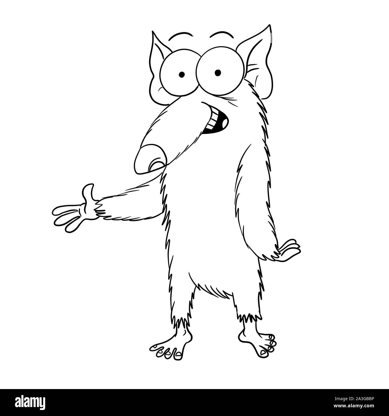 Cool furry Black and White Stock Photos & Images - Alamy