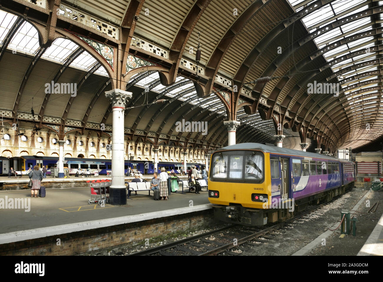 Northern rail Pacer class 144 diesel multiple unit no.144003 at York ...