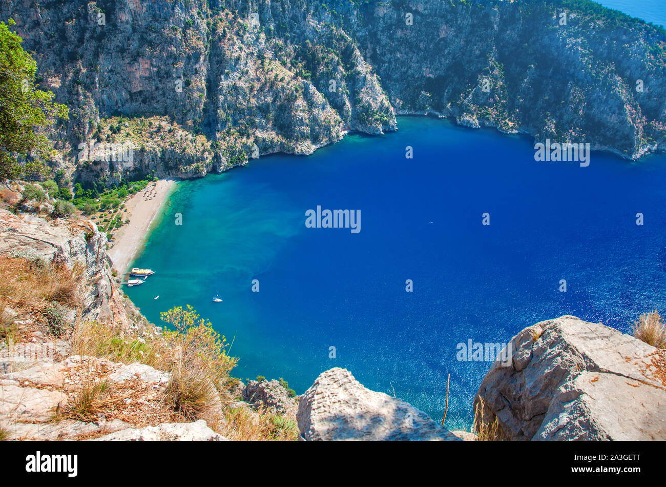 Butterfly valley deep gorge fethiye hi-res stock photography and images ...