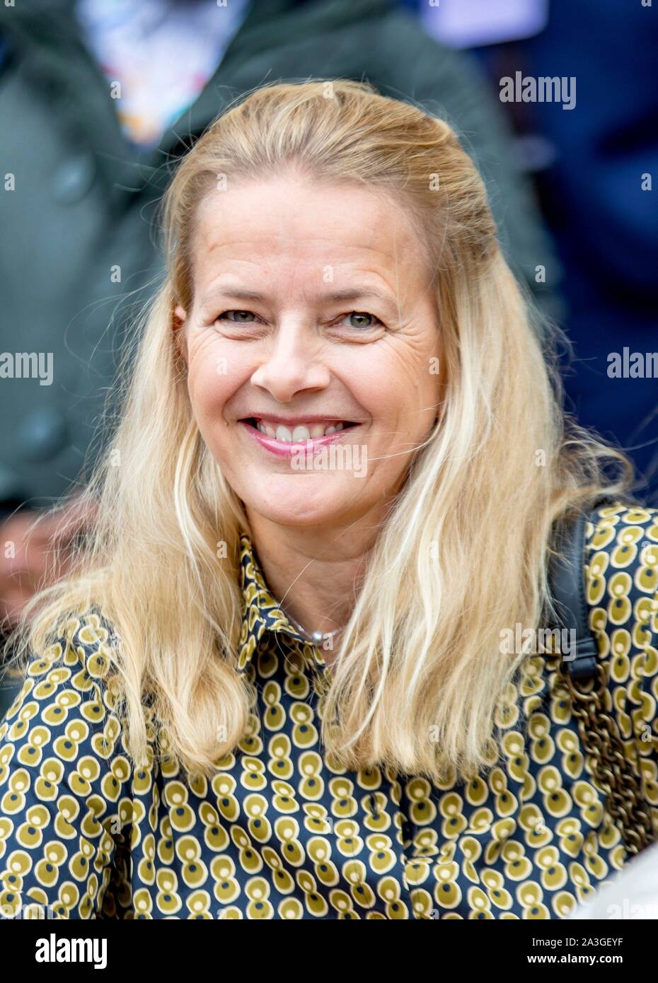 Amsterdam, Netherlands. 08th Oct, 2019. Princess Mabel arrives at the ...