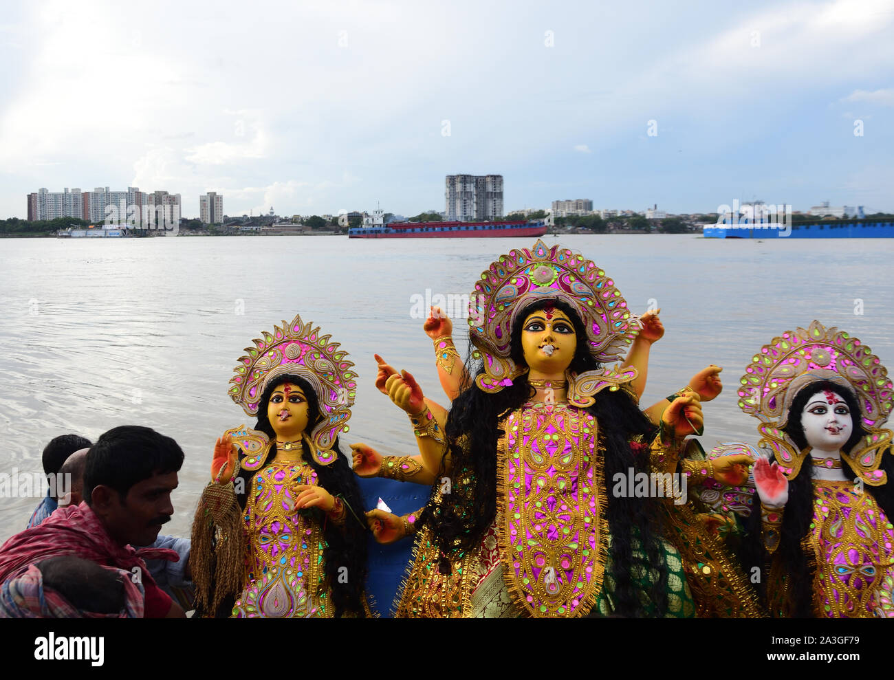 Goddess durga idol in hi-res stock photography and images - Alamy