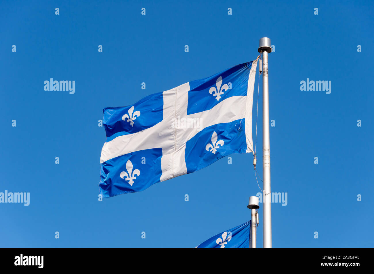 Quebec flag hi-res stock photography and images - Alamy