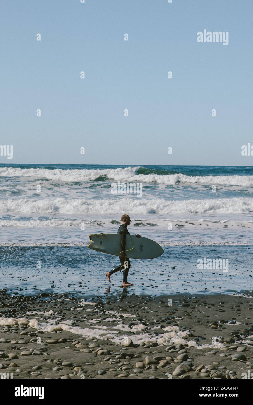 Surfing Washington Olympic National Park