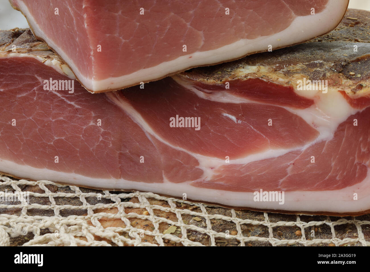 Italian cold cuts for sale at shop of butcher Stock Photo - Alamy
