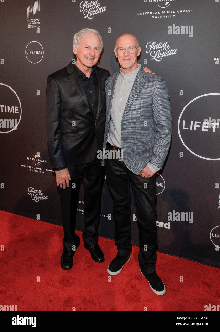 New York, NY - October 7, 2019: Victor Garber and Neil Meron attend ...