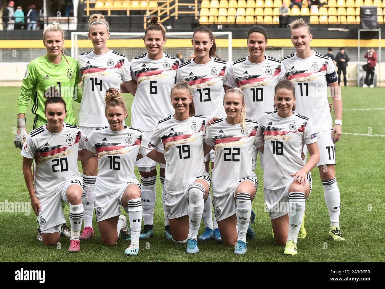 08 October 2019, Greece, Thessaloniki: Football, women: European ...
