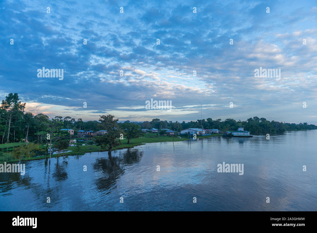 A two-day-riverboat trip from Manaus to Tefé on the Amazonas River or ...
