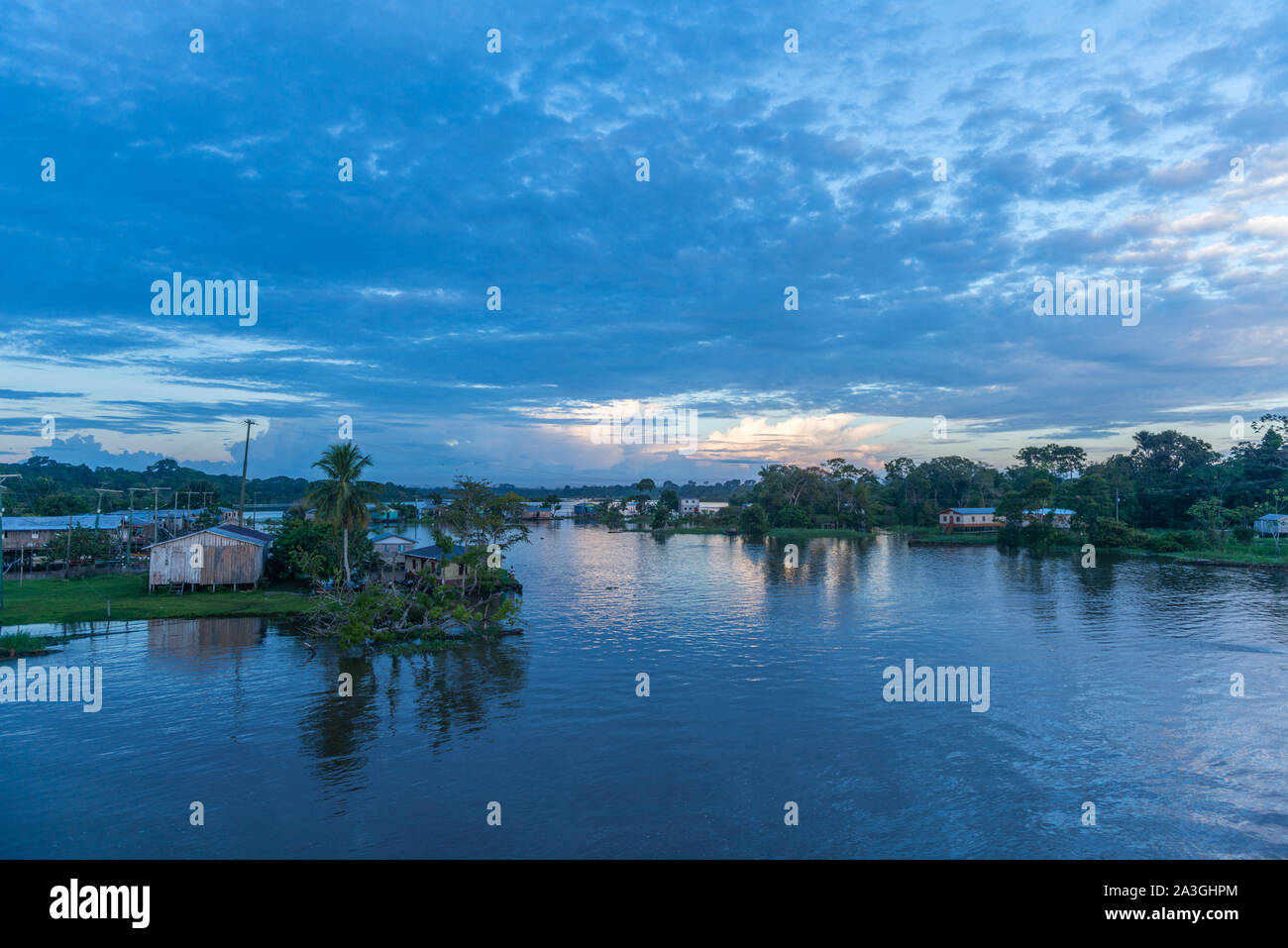 A two-day-riverboat trip from Manaus to Tefé on the Amazonas River or ...