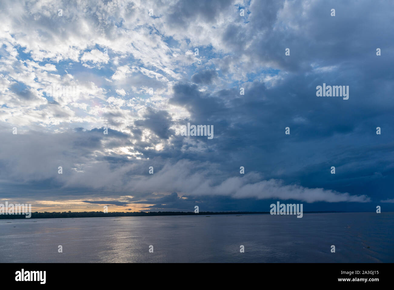 A two-day-riverboat trip from Manaus to Tefé on the Amazonas River or ...