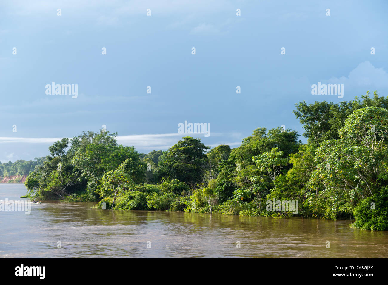 A two-day-riverboat trip from Manaus to Tefé on the Amazonas River or ...