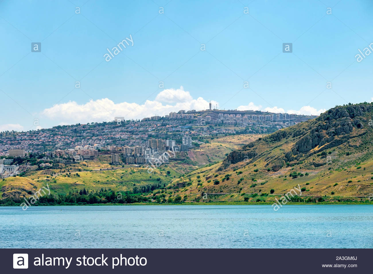 View Of Sea Of Galilee Lake Tiberias High Resolution Stock Photography ...