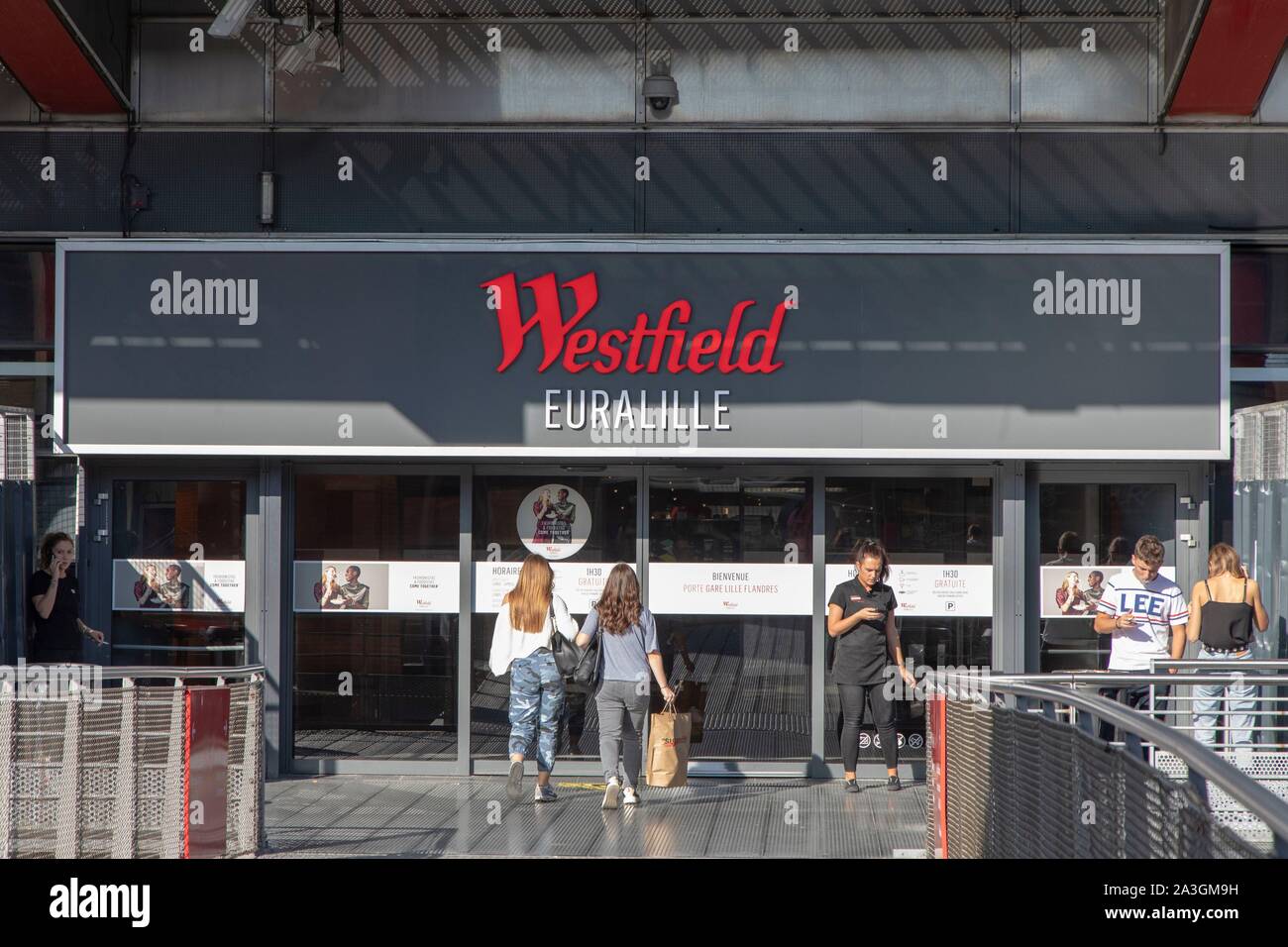France, Nord, Lille, Euralille district, Westfield Euralille Stock ...