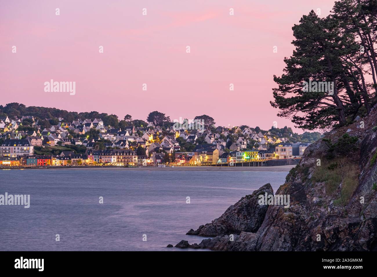 France, Finistere, Armorica Regional Natural Park, Crozon Peninsula ...