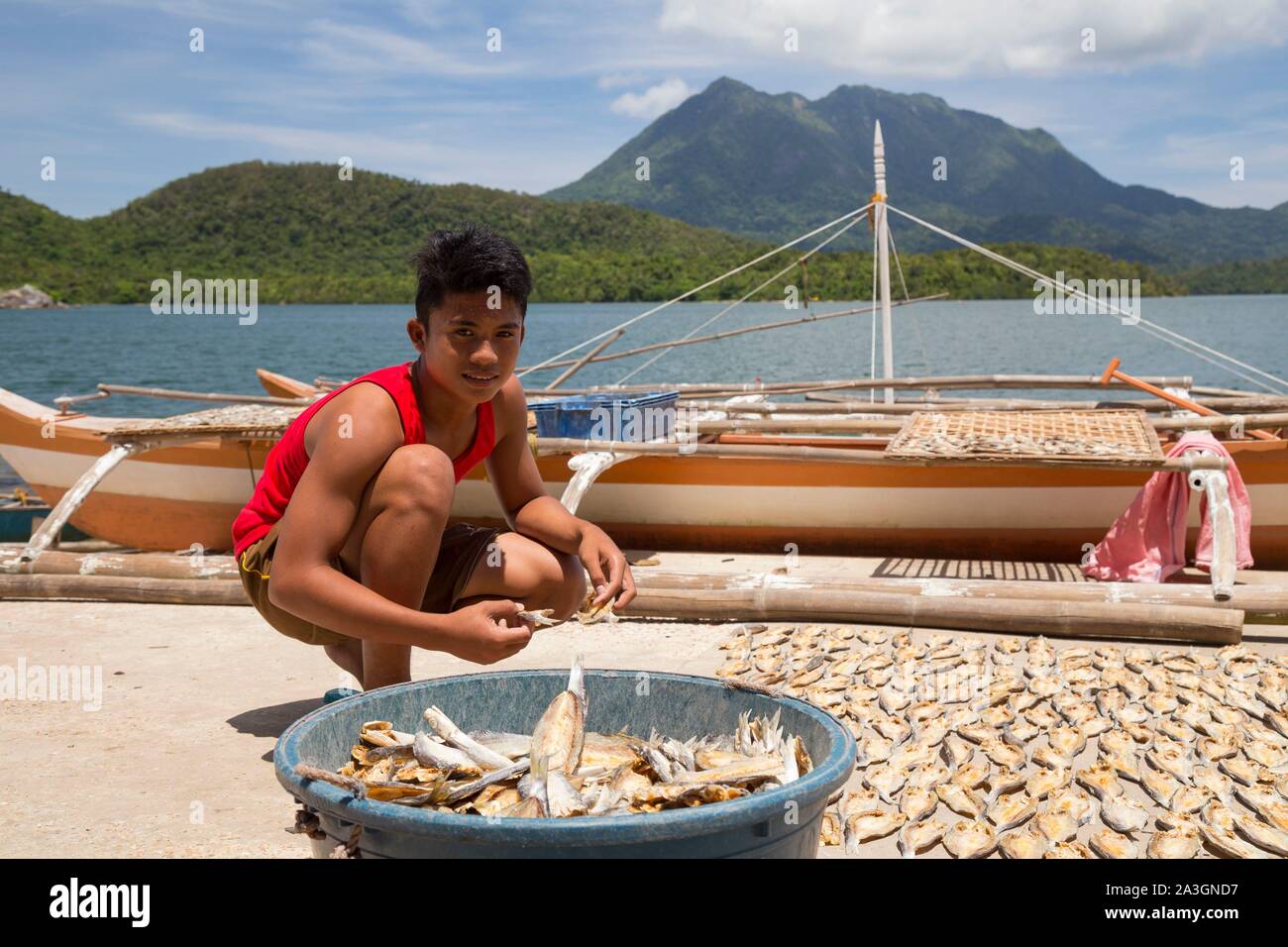 Philippines, Palawan, Malampaya Sound Protected Landscape and Seascape ...
