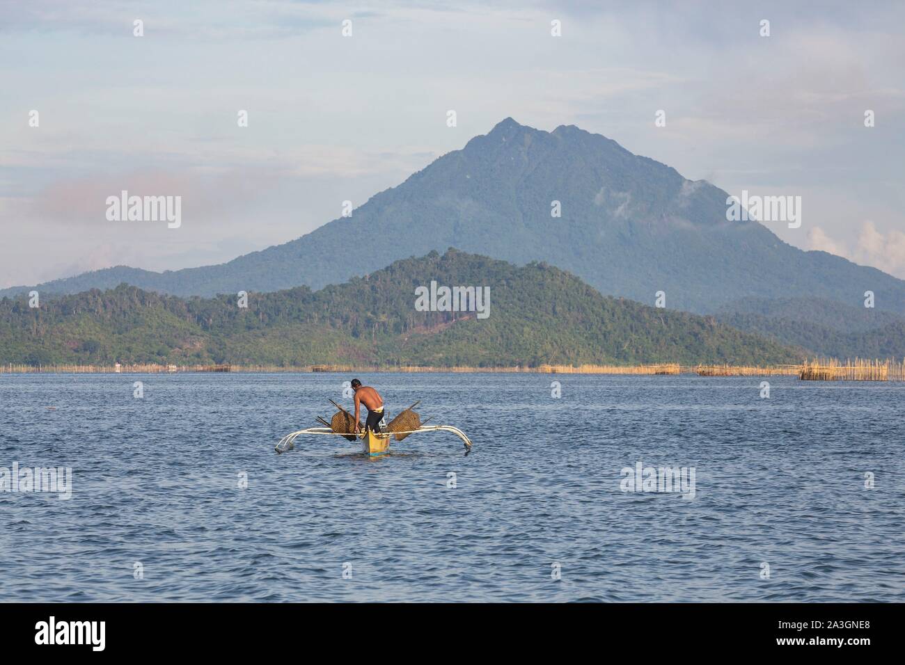 Philippines, Palawan, Malampaya Sound Protected Landscape and Seascape ...
