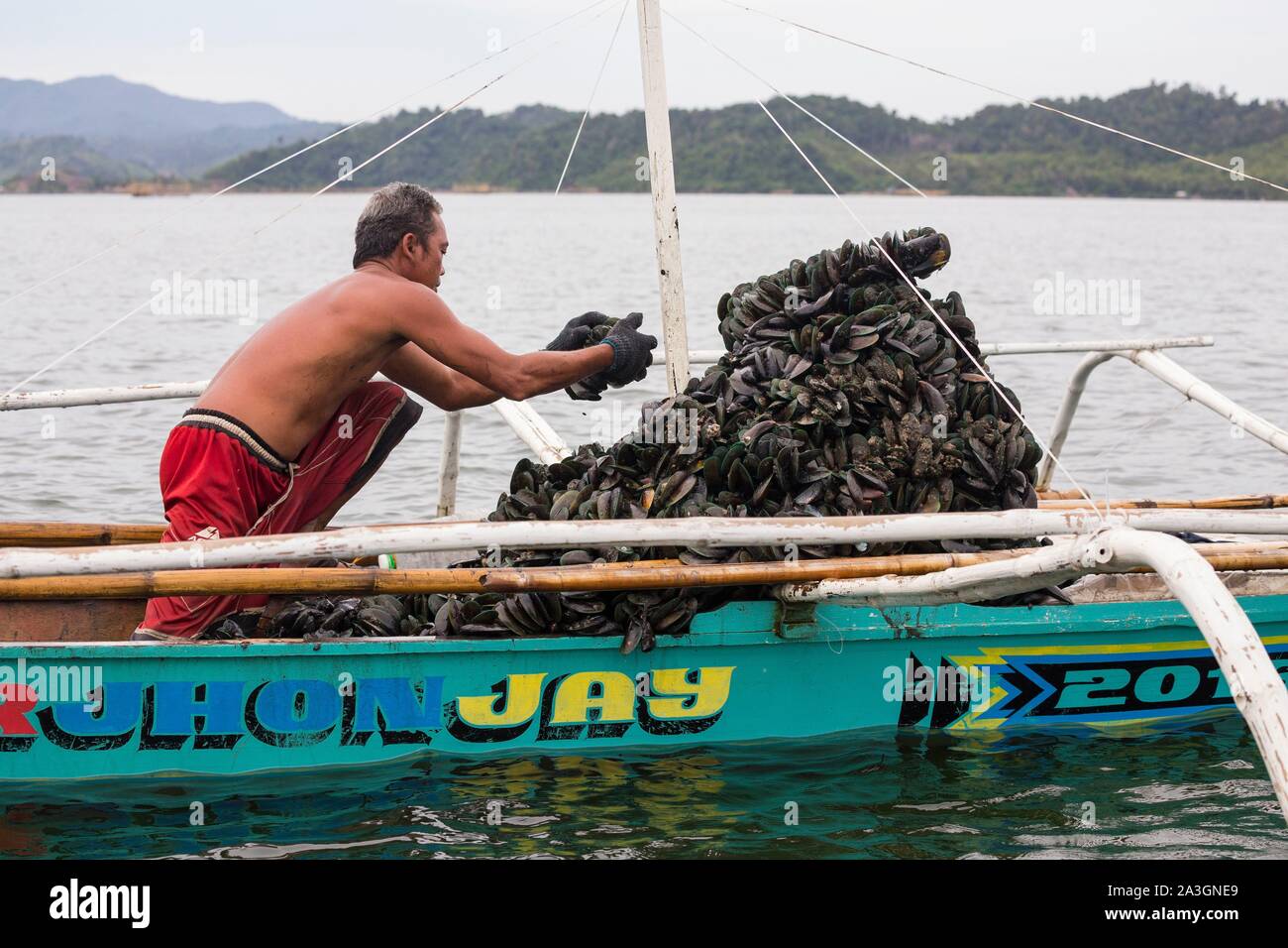 Philippines, Palawan, Malampaya Sound Protected Landscape and Seascape ...
