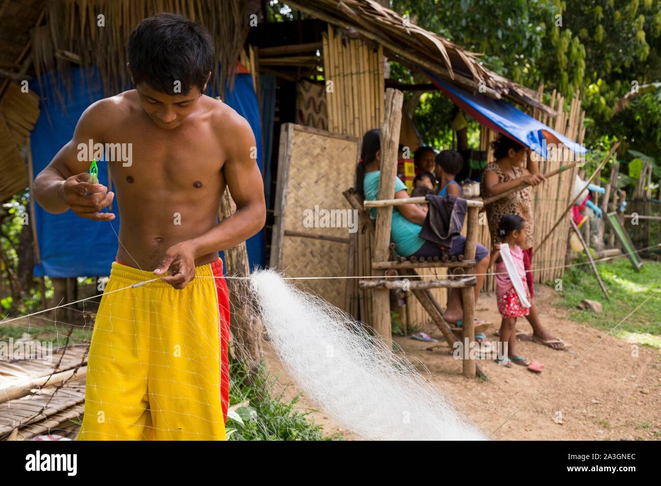 Philippines, Palawan, Malampaya Sound Protected Landscape and Seascape ...