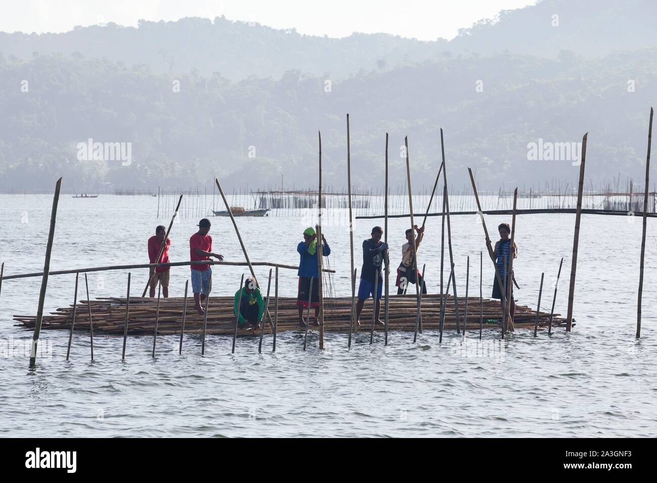 Philippines, Palawan, Malampaya Sound Protected Landscape and Seascape ...