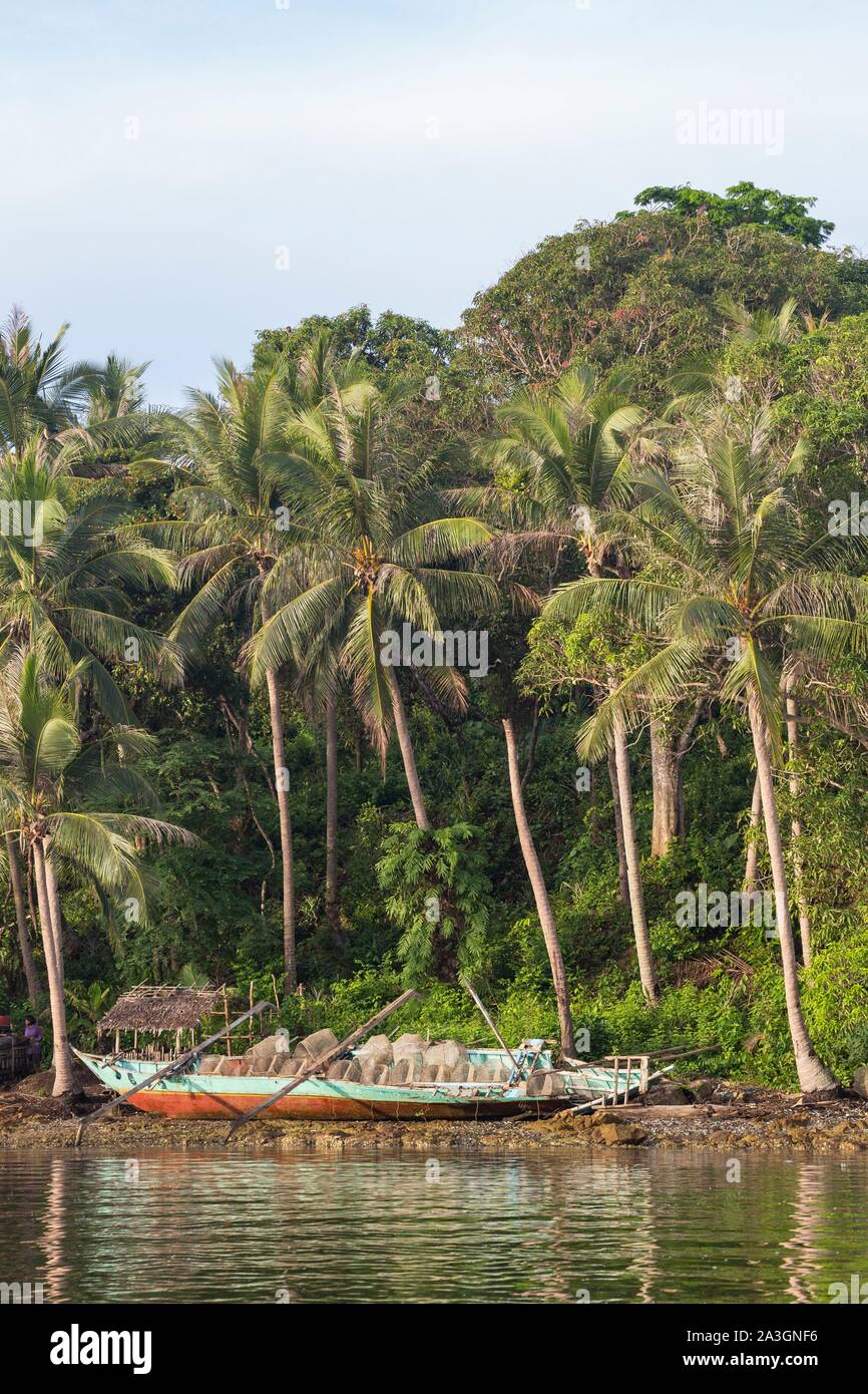 Philippines, Palawan, Malampaya Sound Protected Landscape and Seascape ...