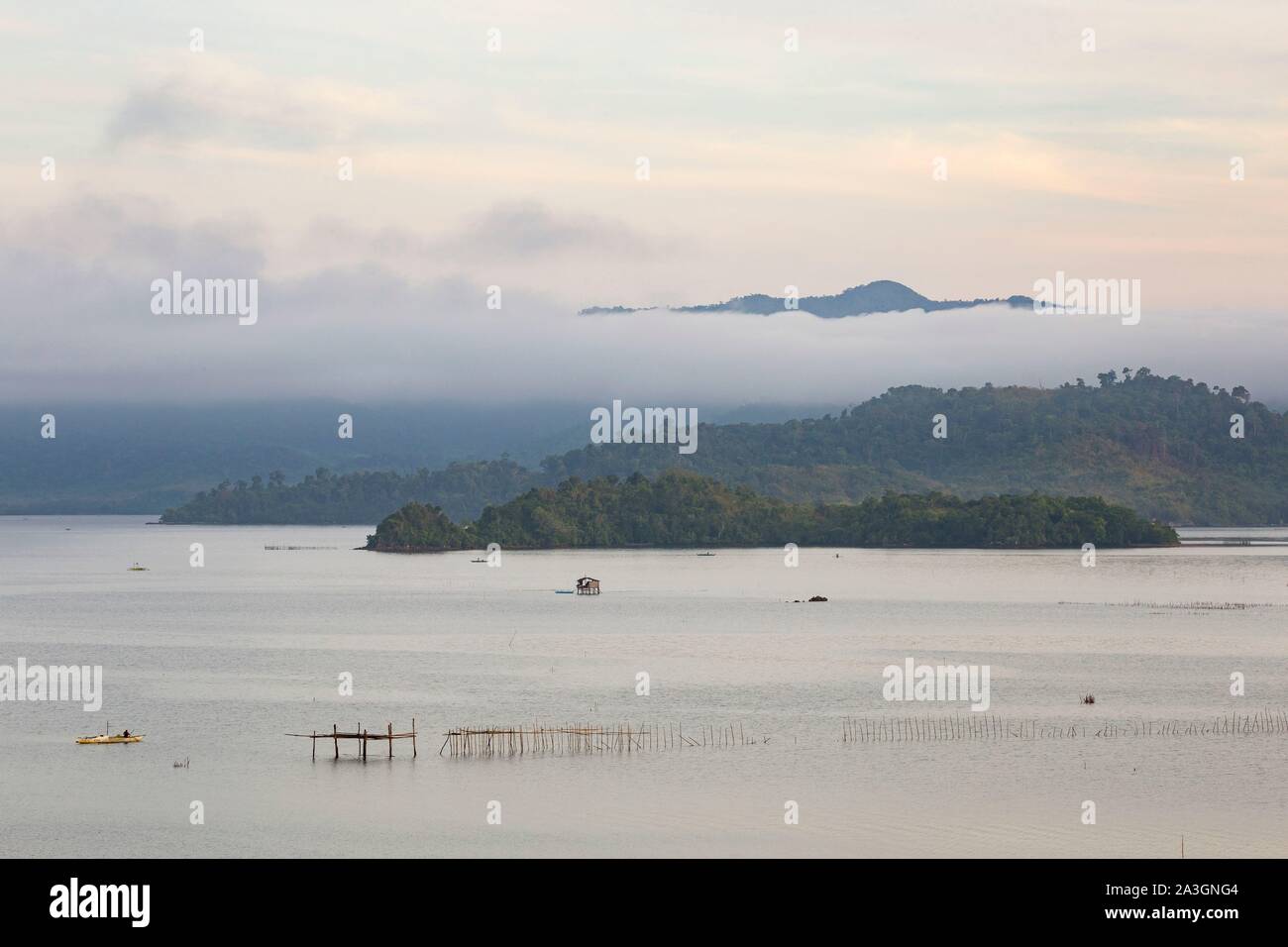 Philippines, Palawan, Malampaya Sound Protected Landscape and Seascape ...