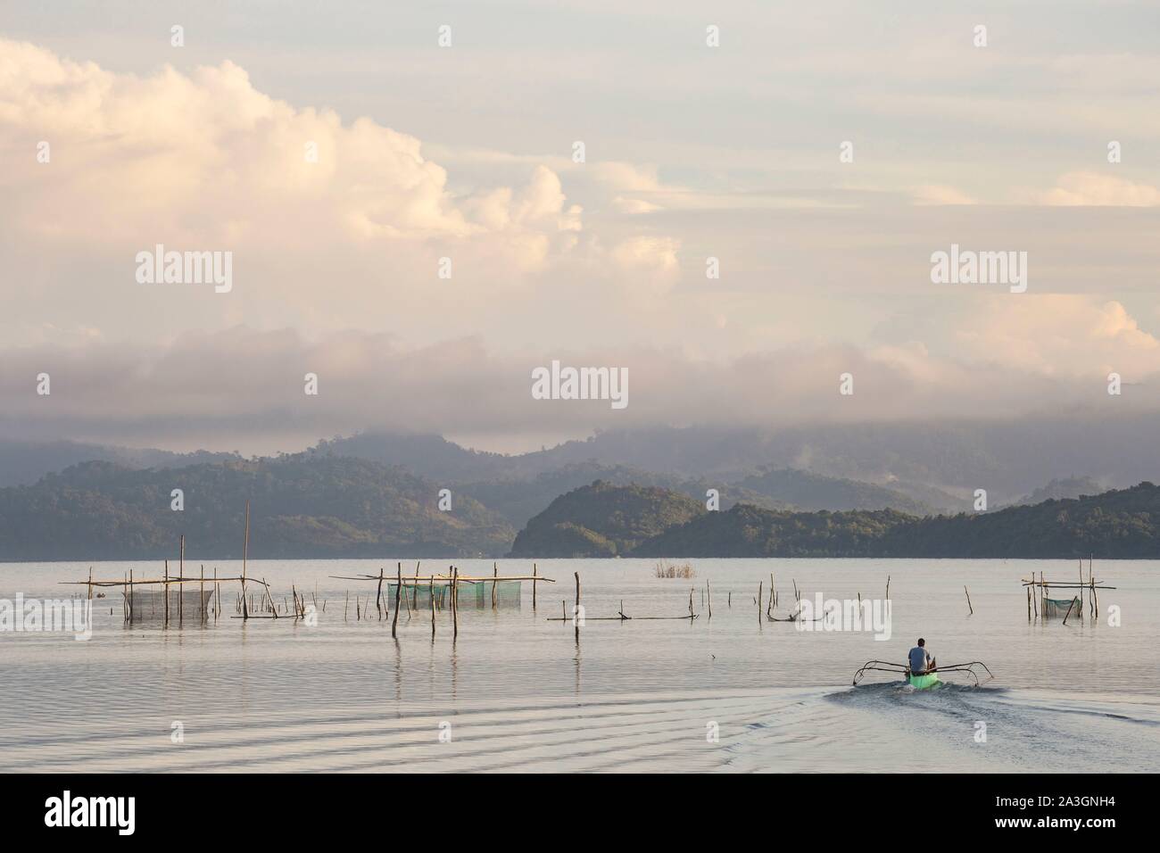 Philippines, Palawan, Malampaya Sound Protected Landscape and Seascape ...