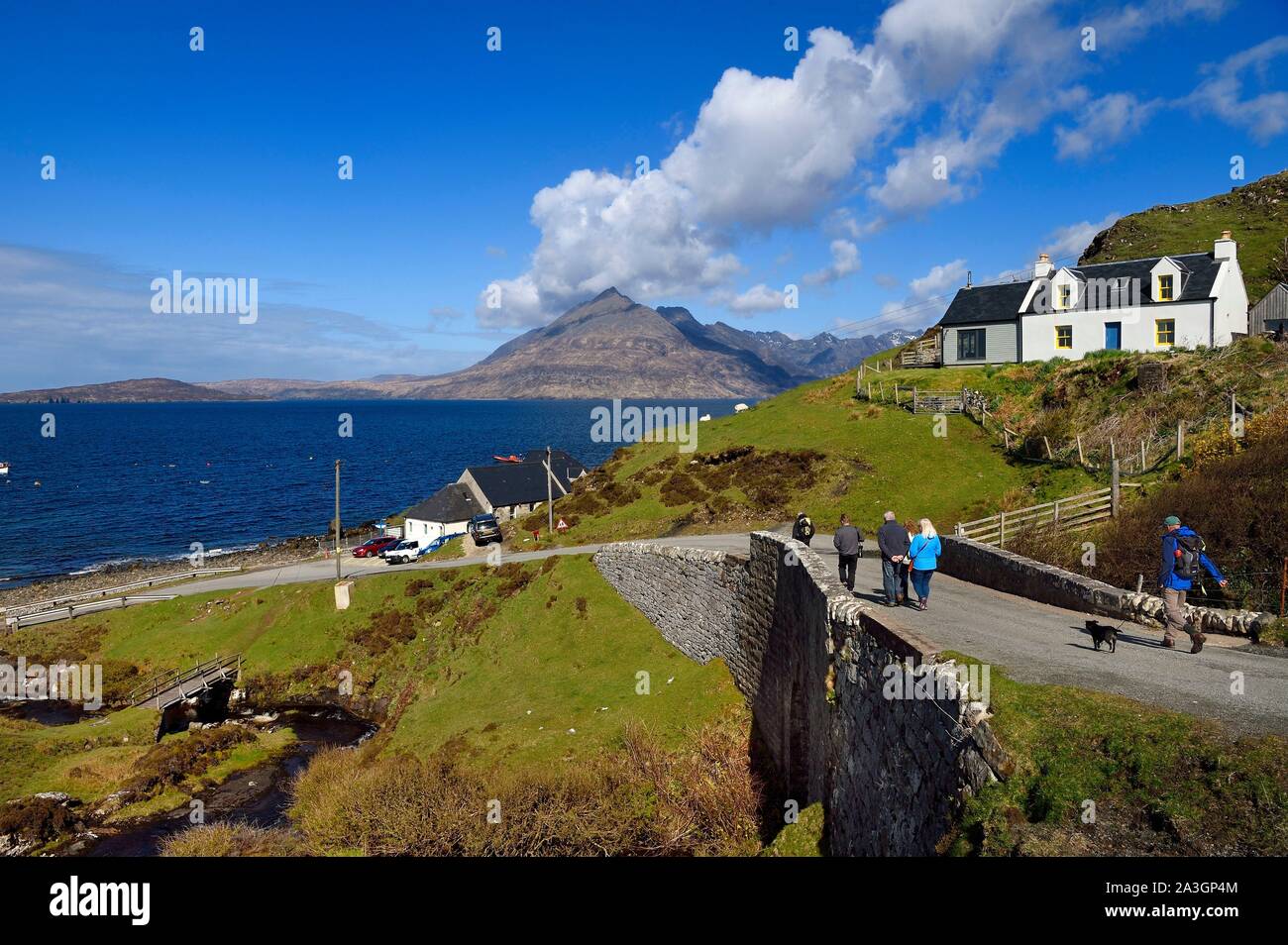 United Kingdom, Scotland, Highlands, Hebrides, Isle of Skye, Elgol ...