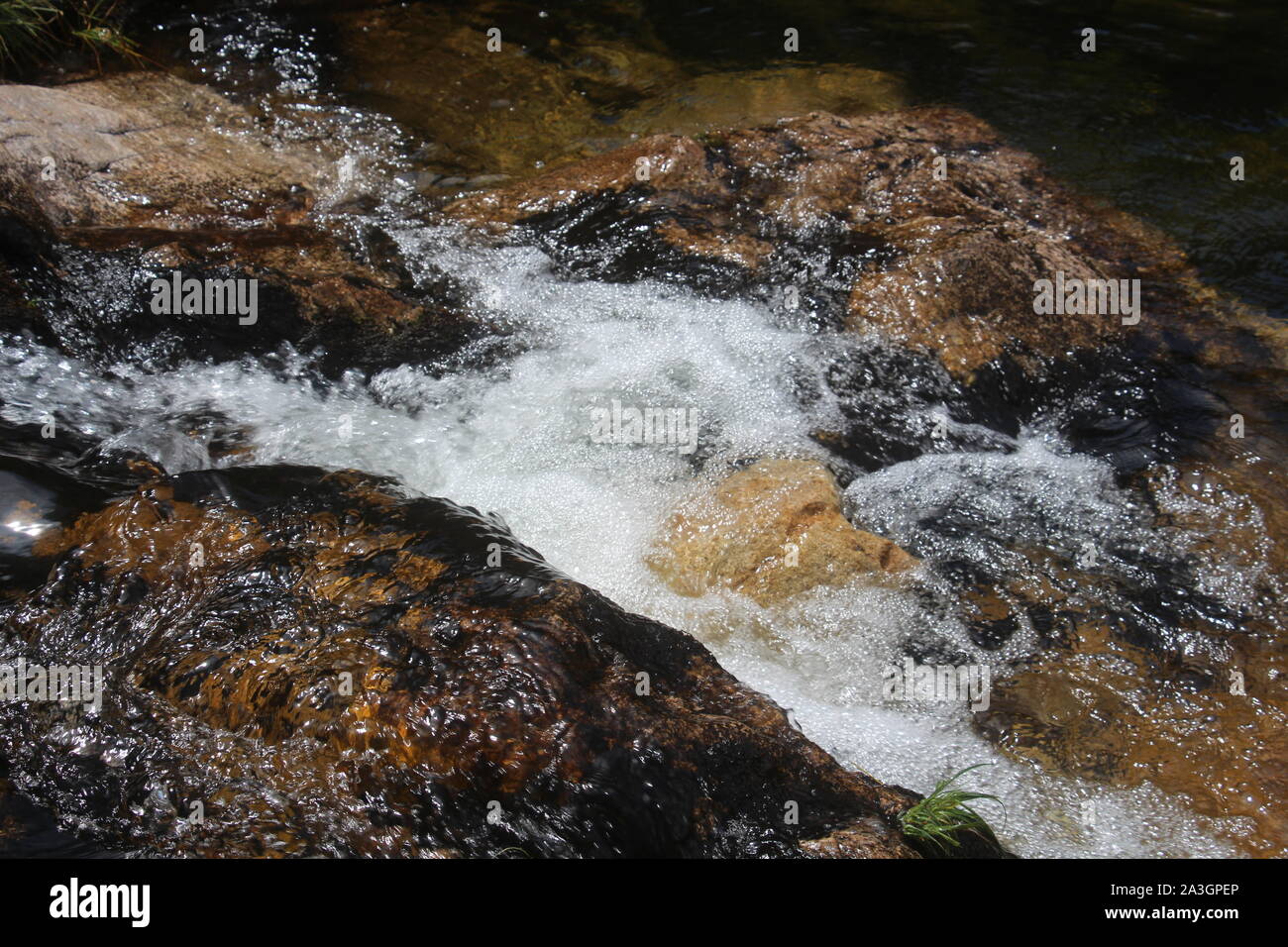 Water running, waterfall Stock Photo - Alamy