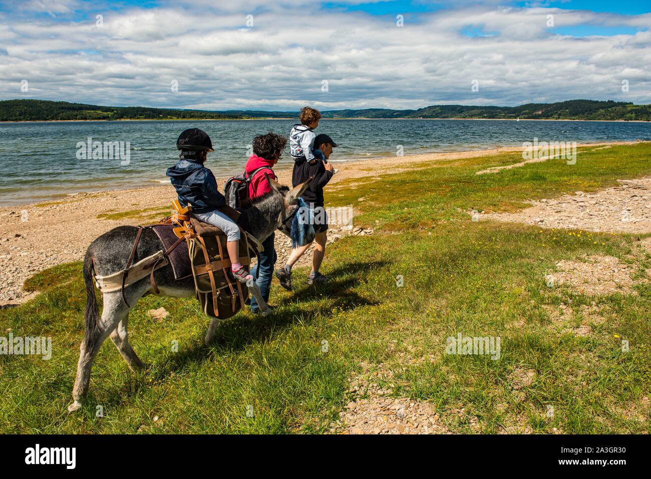 France, Lozere, Langogne, Lac de Naussac Stock Photo - Alamy