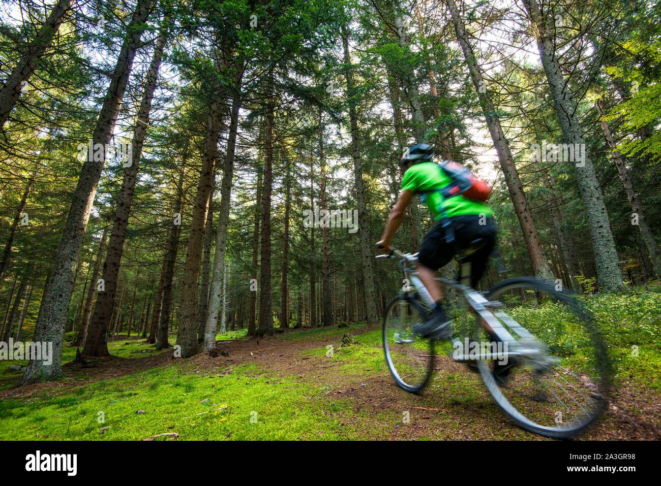 France, Lozere, Saint Flour de Mercoire, Sentier des Fees Stock Photo ...