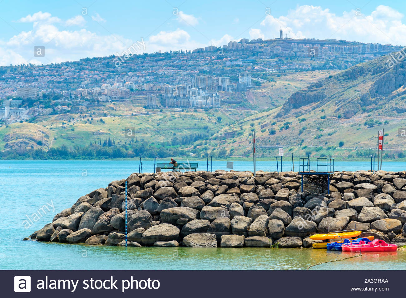 View Of Sea Of Galilee Lake Tiberias High Resolution Stock Photography ...