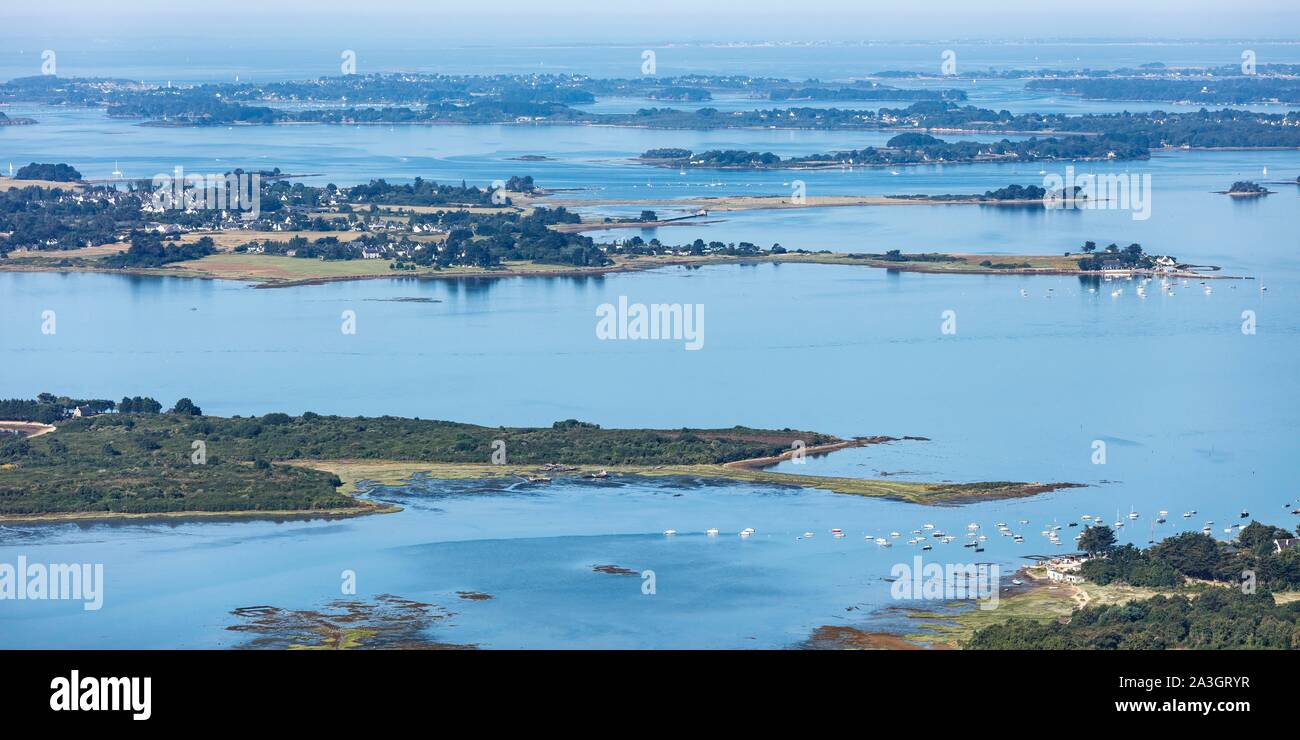 France, Morbihan, Gulf of Morbihan (aerial view Stock Photo - Alamy