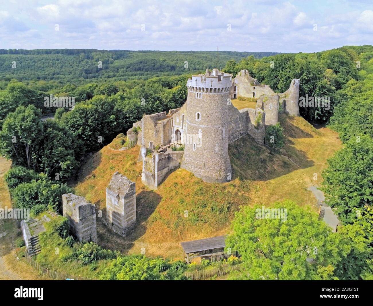 Rouen castle aerial hi-res stock photography and images - Alamy