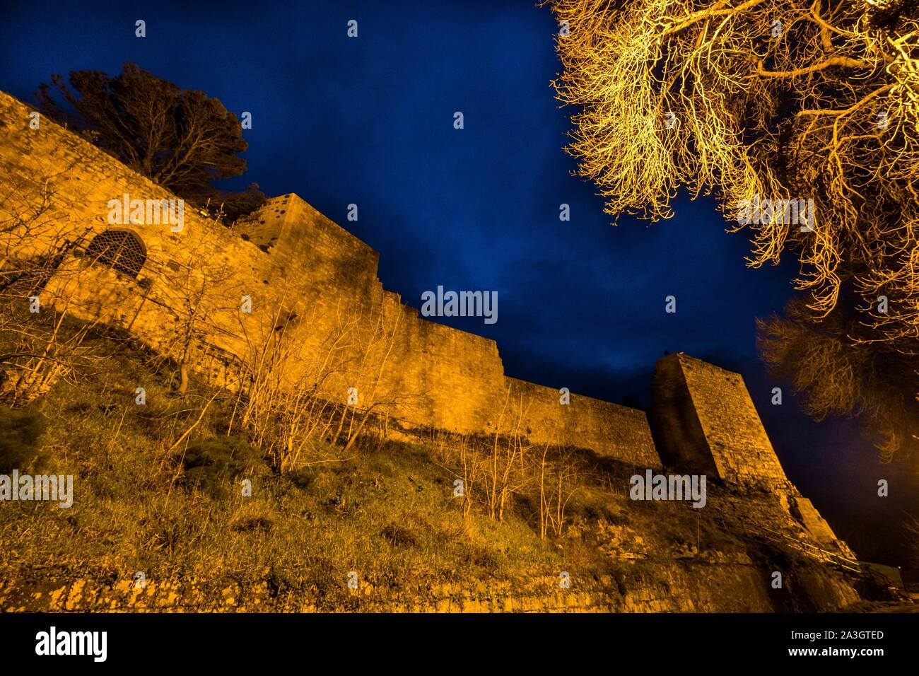 Enna castle hi-res stock photography and images - Alamy