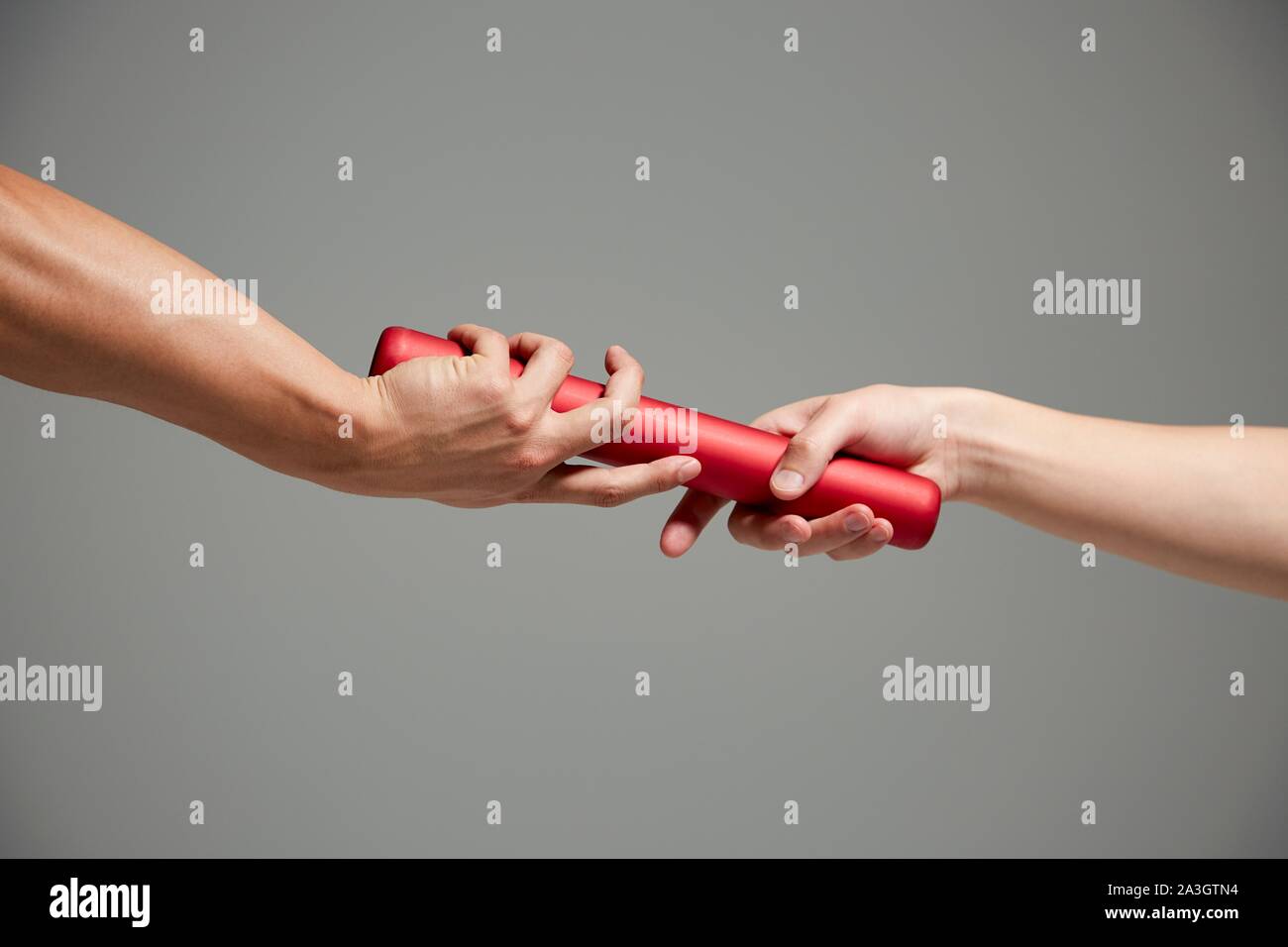 Baton passing close up hi-res stock photography and images - Alamy