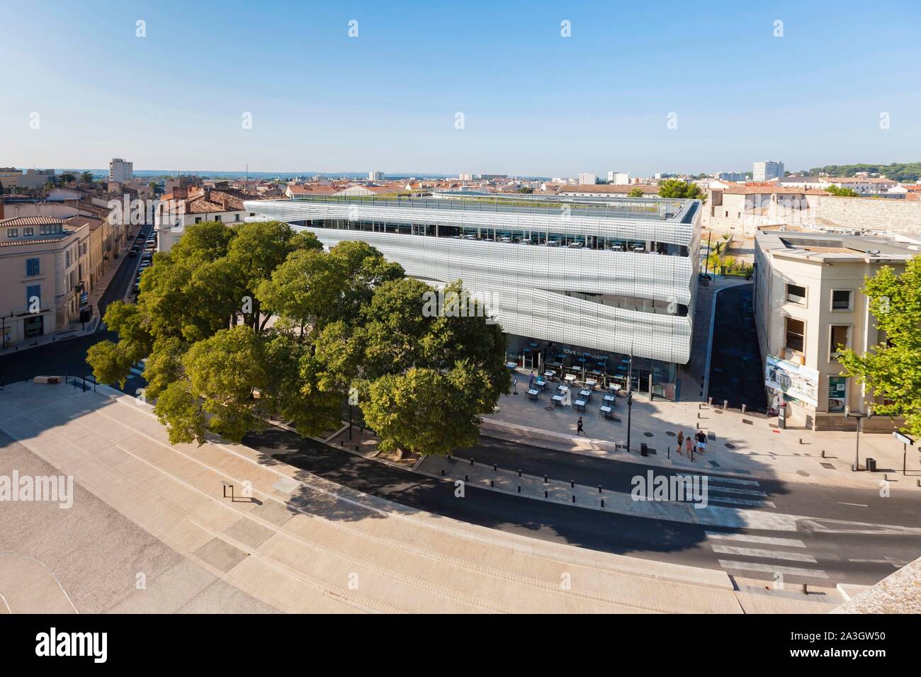 France, Gard, Nimes, Museum of Romanit Stock Photo - Alamy