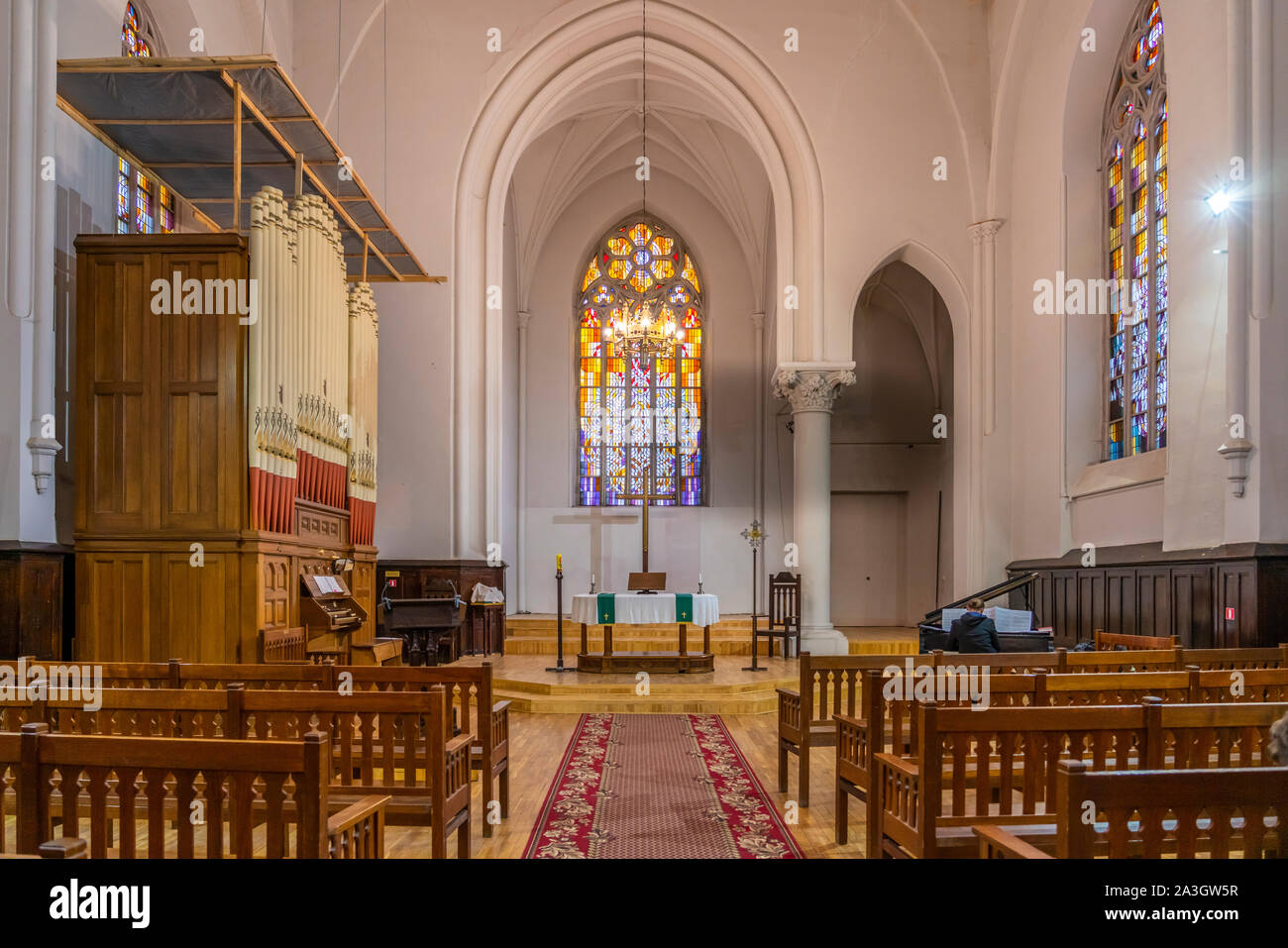 St. Saviour's Anglican Church interior, Riga, Latvia Stock Photo - Alamy