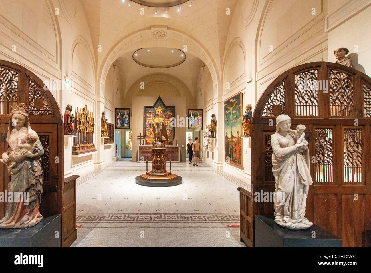 France, Paris, the Museum of Decorative Arts located in Marsan Pavillon ...