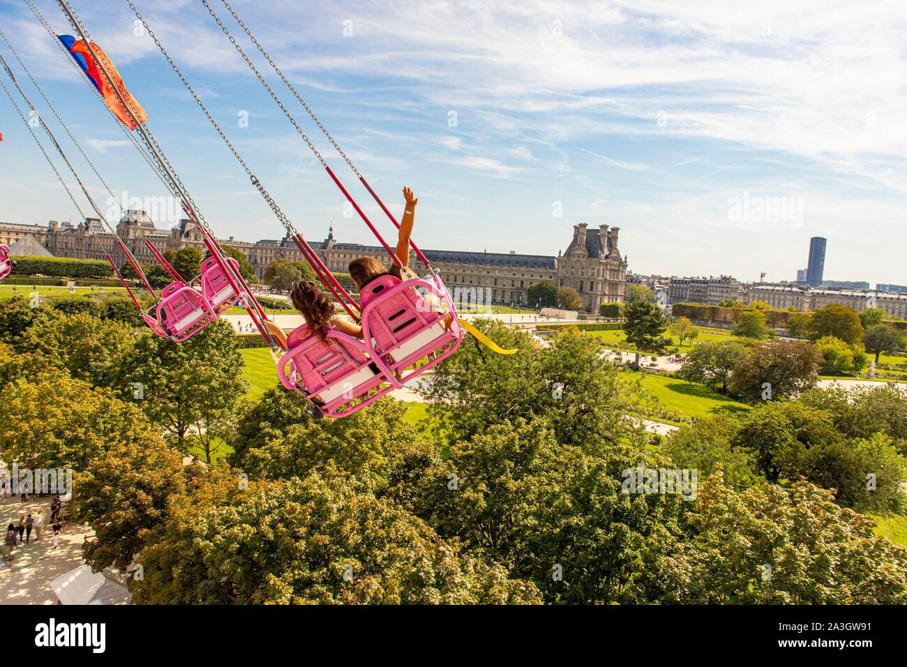 France, Paris, riding fair at the Tuileries Garden Fair Stock Photo - Alamy