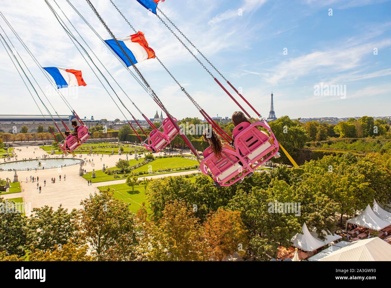 France, Paris, riding fair at the Tuileries Garden Fair Stock Photo - Alamy