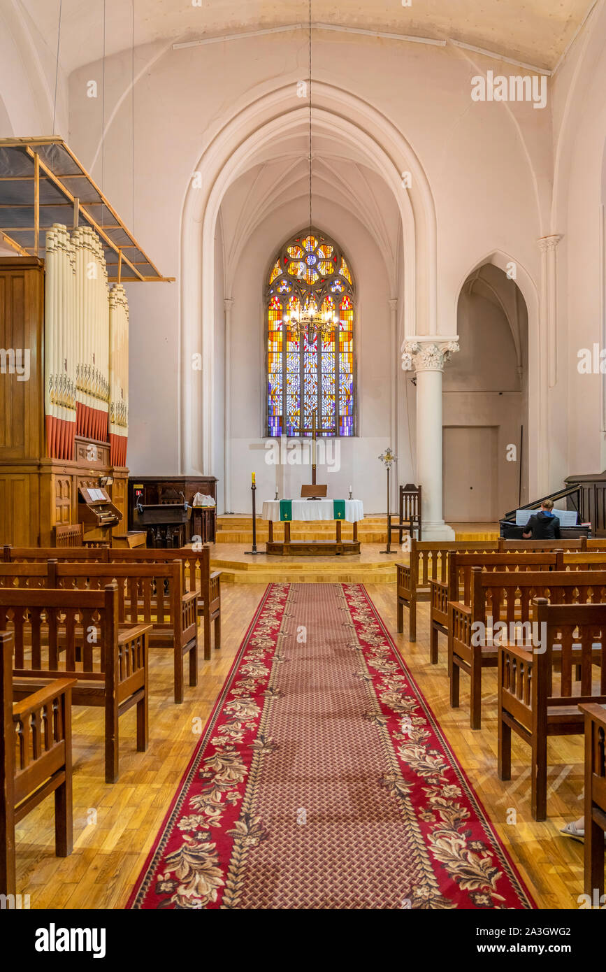 St. Saviour's Anglican Church interior, Riga, Latvia Stock Photo - Alamy