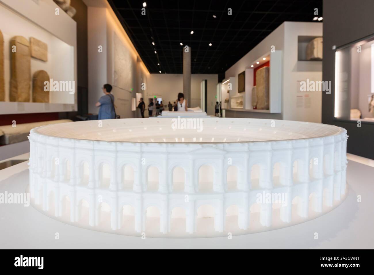 France, Gard, Nimes, Museum of Romanit Stock Photo - Alamy