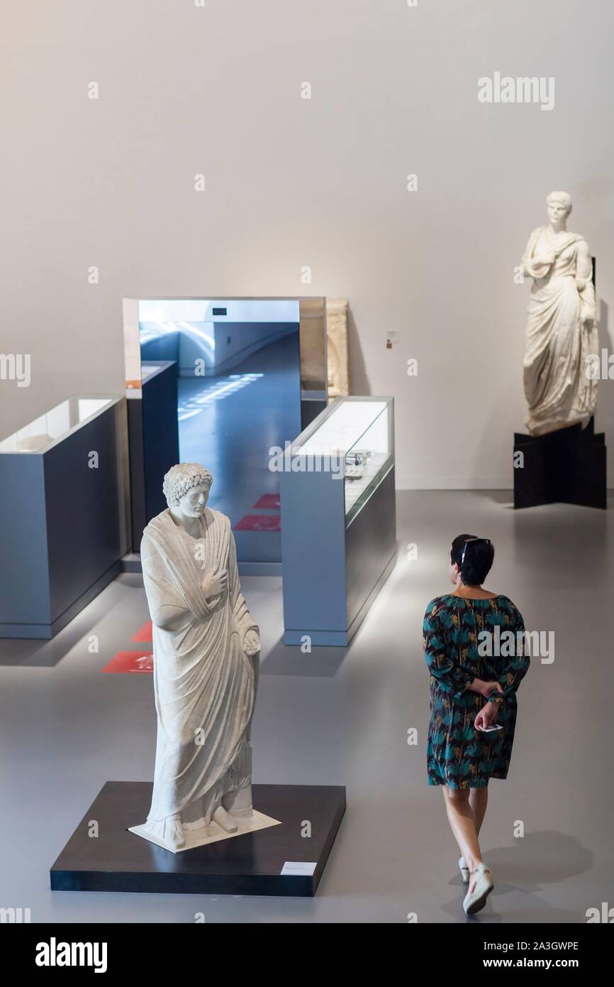 France, Gard, Nimes, Museum of Romanit Stock Photo - Alamy