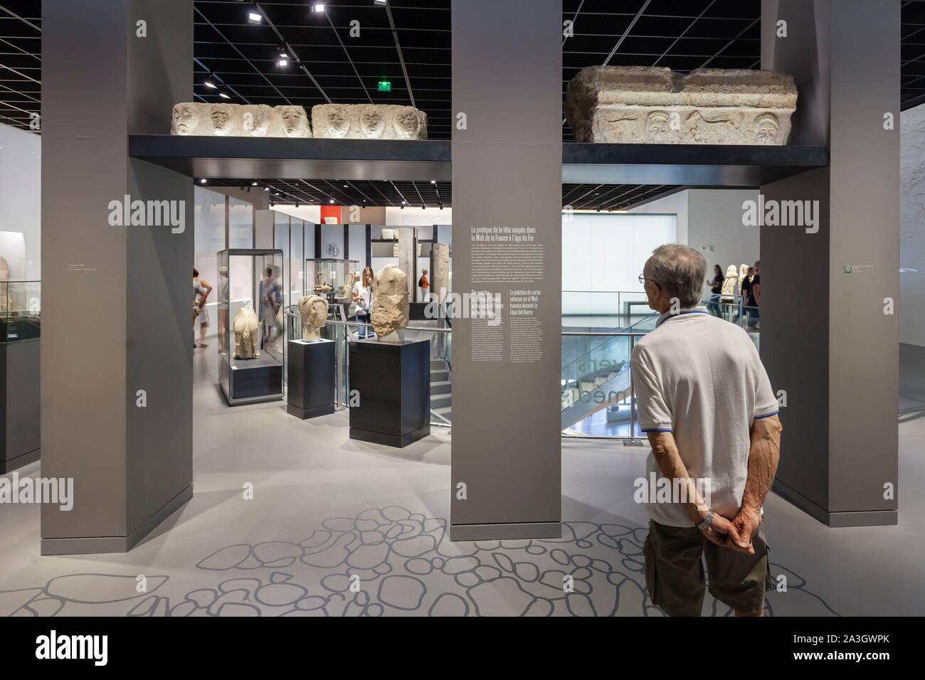 France, Gard, Nimes, Museum of Romanit Stock Photo - Alamy
