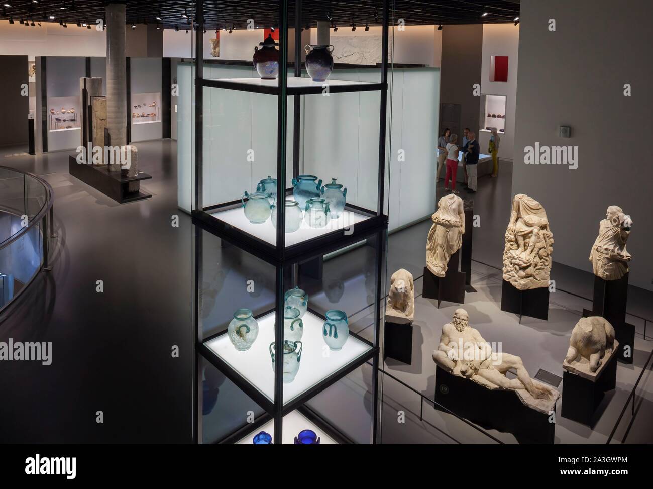 France, Gard, Nimes, Museum of Romanit Stock Photo - Alamy