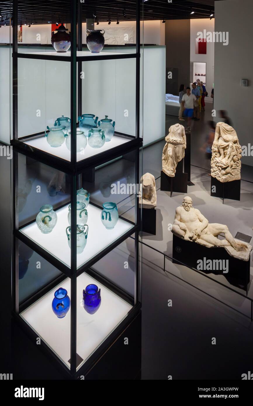 France, Gard, Nimes, Museum of Romanit Stock Photo - Alamy