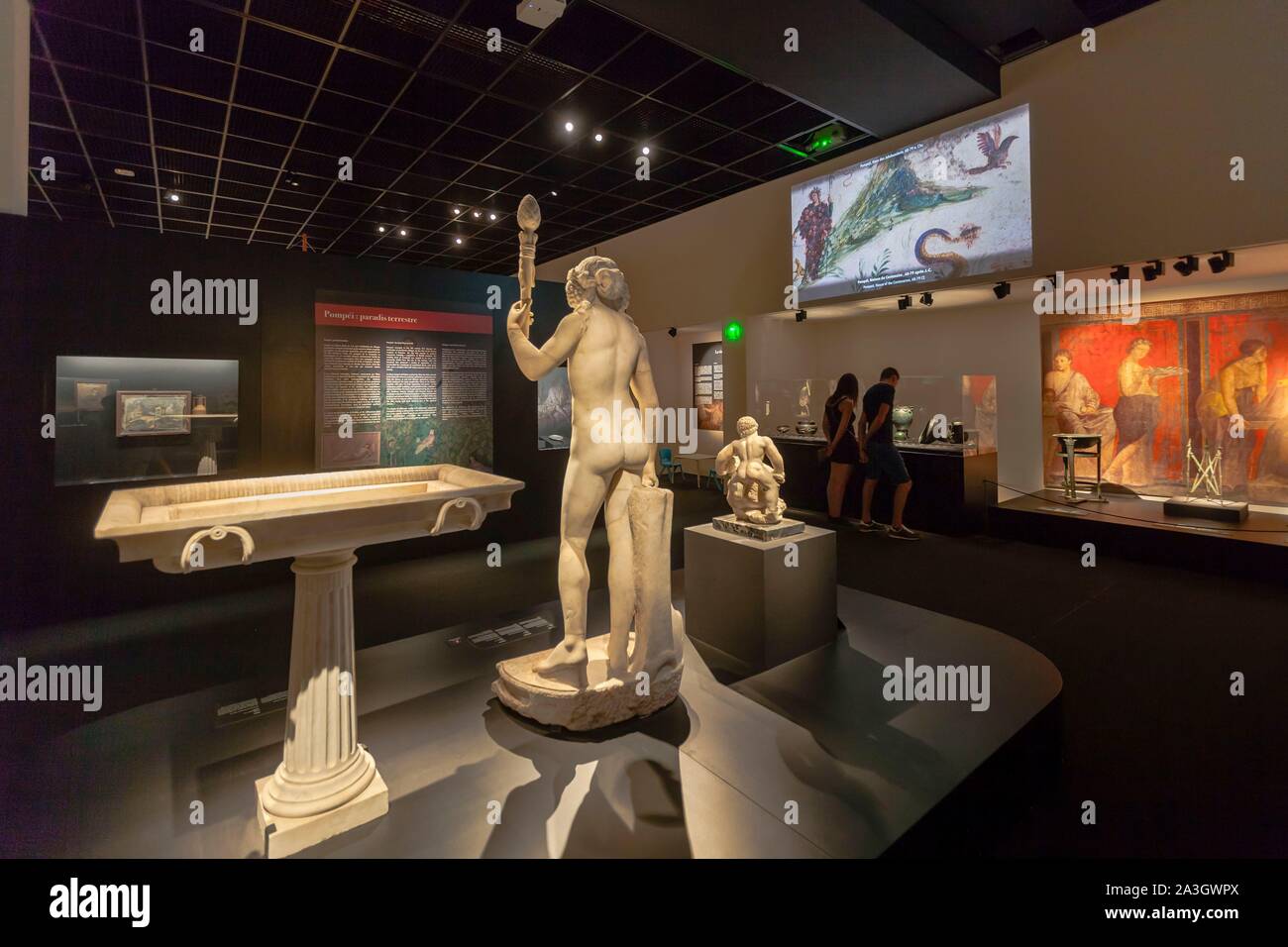 France, Gard, Nimes, Museum of Romanit Stock Photo - Alamy