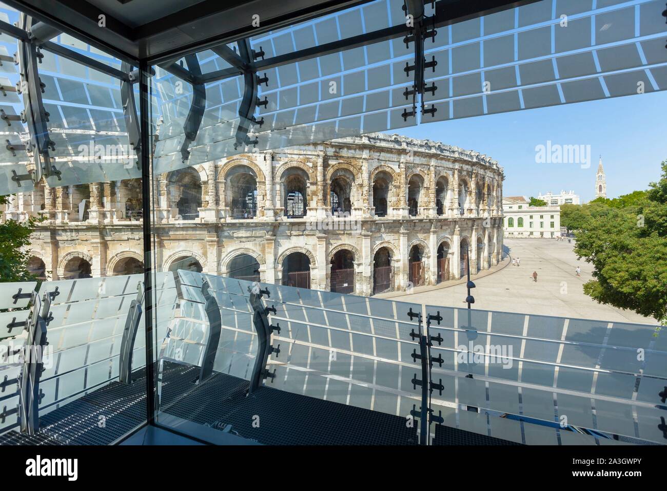 France, Gard, Nimes, Museum of Romanit Stock Photo - Alamy
