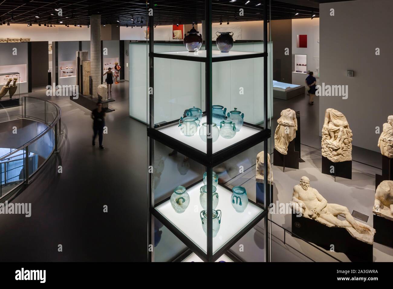 France, Gard, Nimes, Museum of Romanit Stock Photo - Alamy
