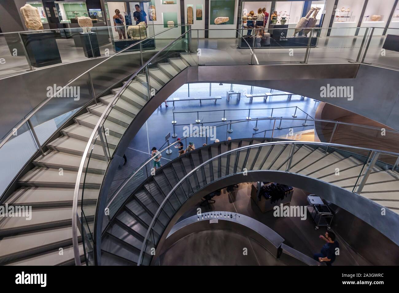 France, Gard, Nimes, Museum of Romanit Stock Photo - Alamy