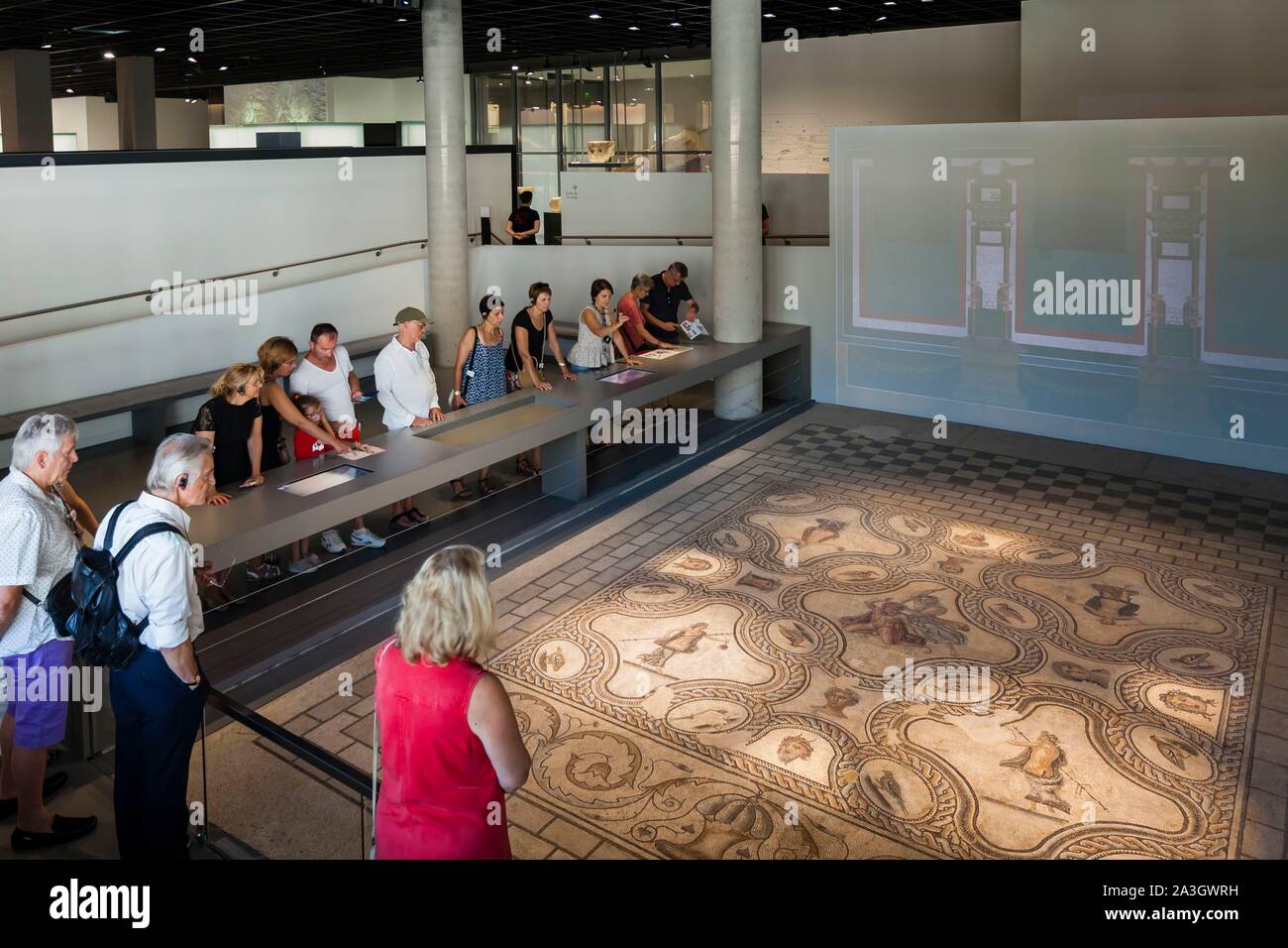France, Gard, Nimes, Museum of Romanit Stock Photo - Alamy